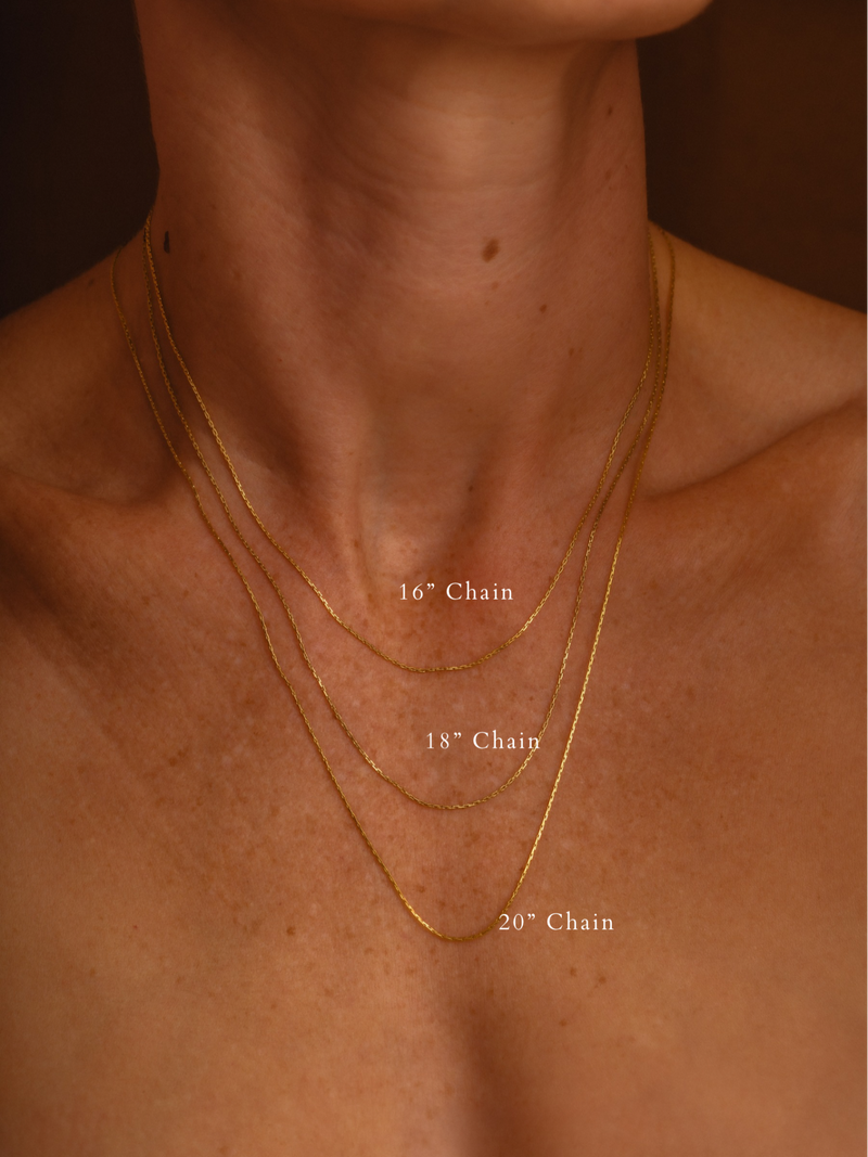 The Diamond Arrow Chain - 24k Gold Plated Charm Pendant