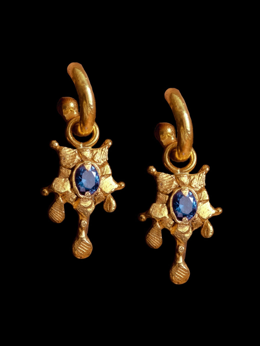 The Acrobat's Tears Hoops - Circus Gypsy Creole Charms