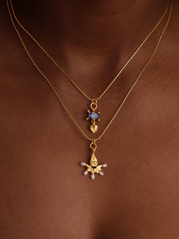 The Treasure Chest Chain - 24k Gold Plated Heart Locket Padlock