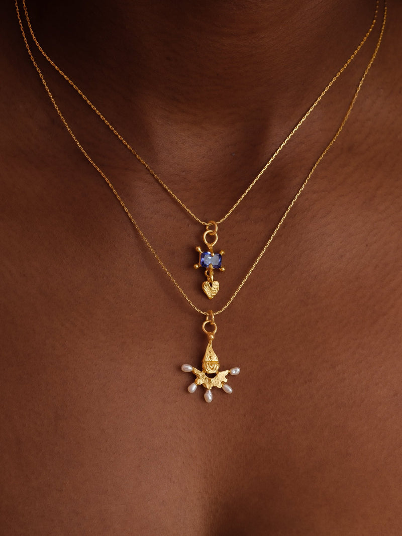 The Treasure Chest Chain - 24k Gold Plated Heart Locket Padlock